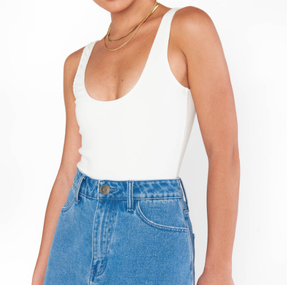 MUMU Tobi Bodysuit with Shelf Bra | Gabrielle's Biloxi