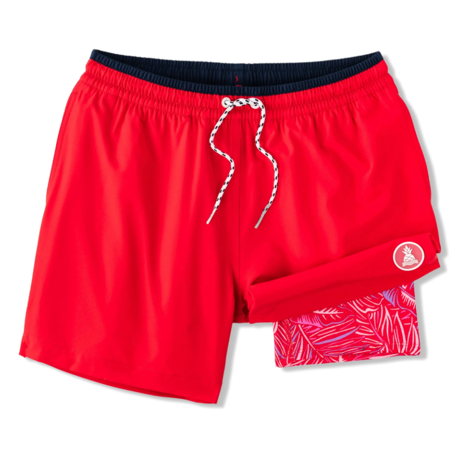 Chubbies The Fired Ups 5.5 Swim Trunk - Bright Red – Gabrielle's Biloxi