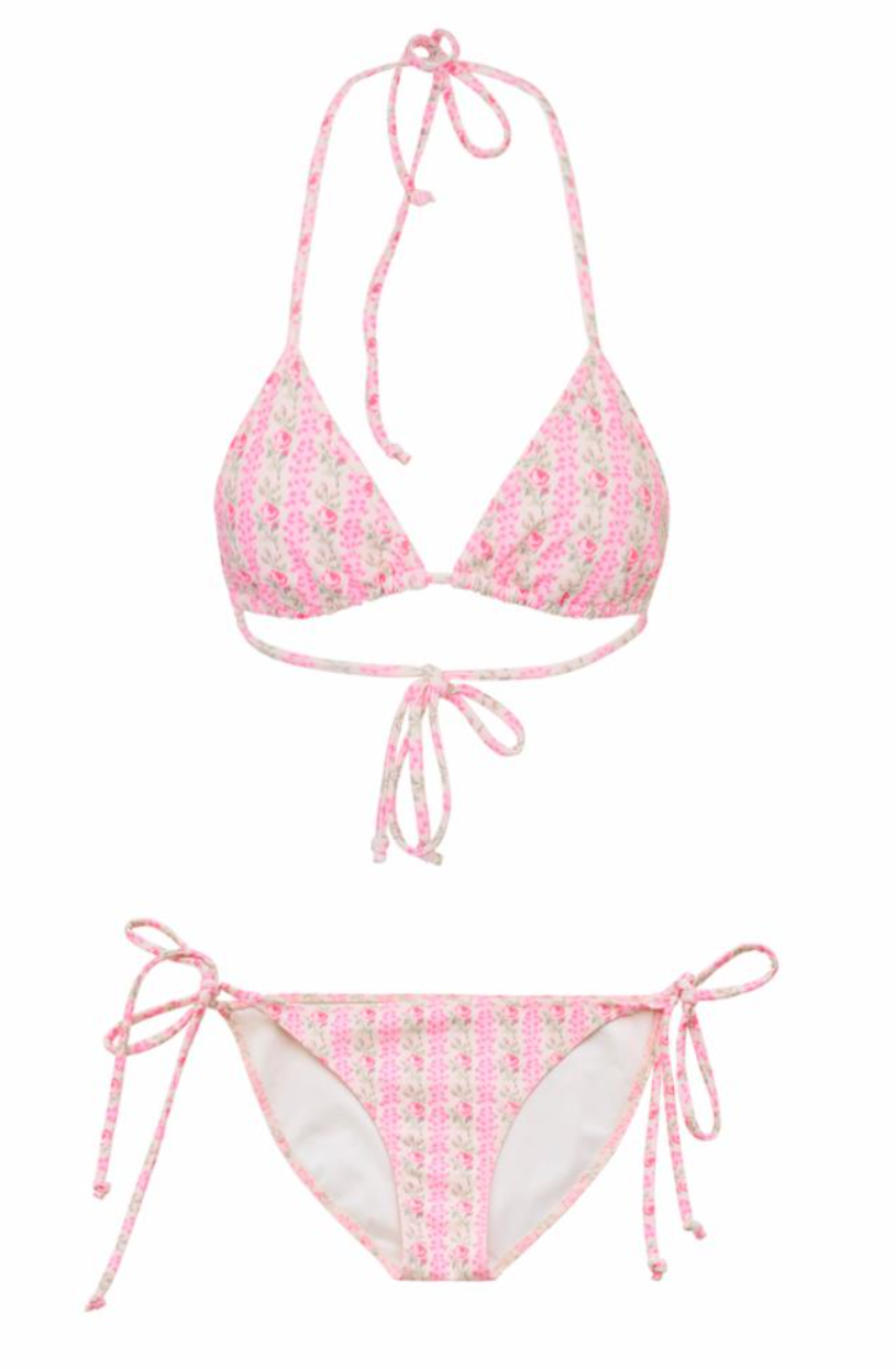 Love Shack Fancy Harbor Bikini - Strawberry Macaroon – Gabrielle's Biloxi