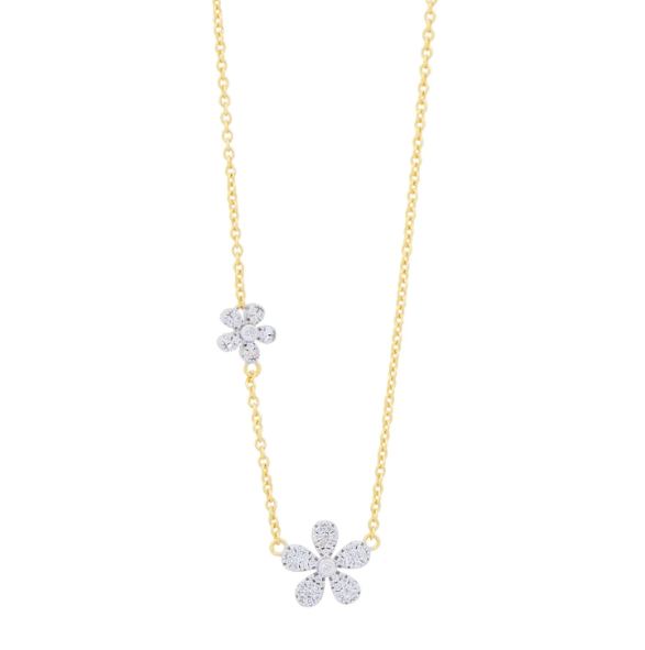 Freida Rothman City Pave Petal Short Necklace | Gabrielle's – Gabrielle ...