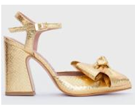 BUTRICH Luana Pump - Gold Viper – Gabrielle's Biloxi