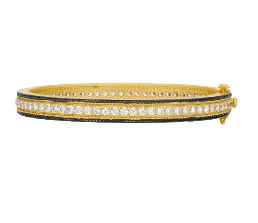 Freida Rothman Pave Row Hinge Bangle | Gabrielle's Biloxi
