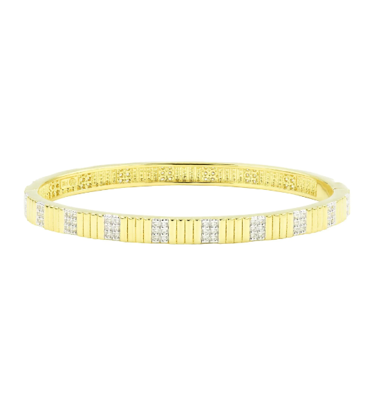 Freida Rothman Sleek Pave Hinge Bangle | Gabrielle's Biloxi