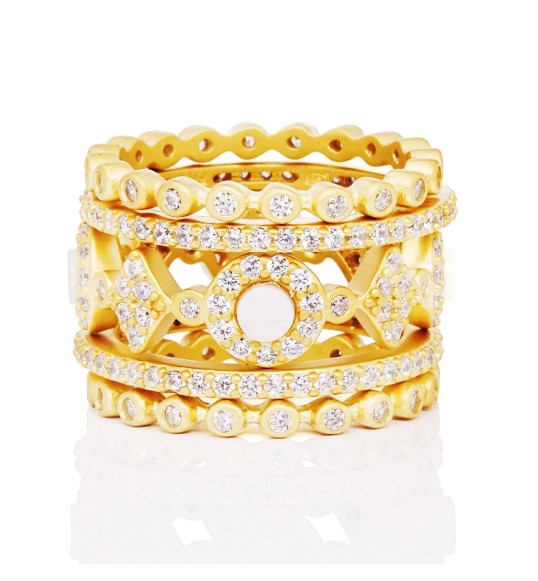 Freida Rothman Signature 5-Stack Ring | Gabrielle's Biloxi
