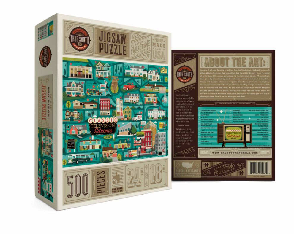 Classic Sitcoms Map Puzzle | Gabrielle's Biloxi