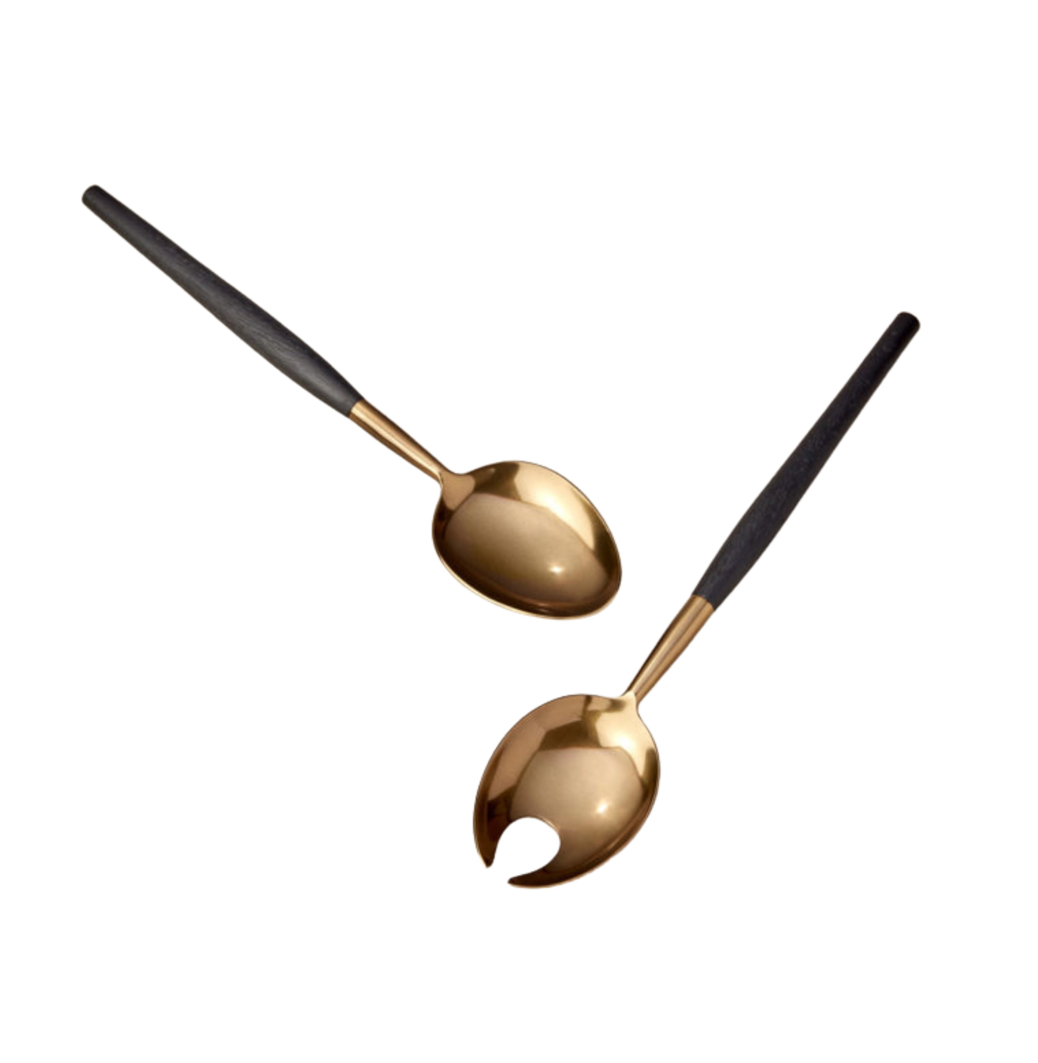 Black Mango Wood & Aged Bronze Serving Set | Gabrielle's Biloxi