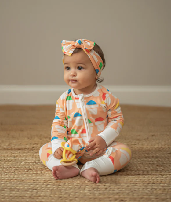 Snowball Double Zipper Bamboo Sleepers | Gabrielle's Biloxi